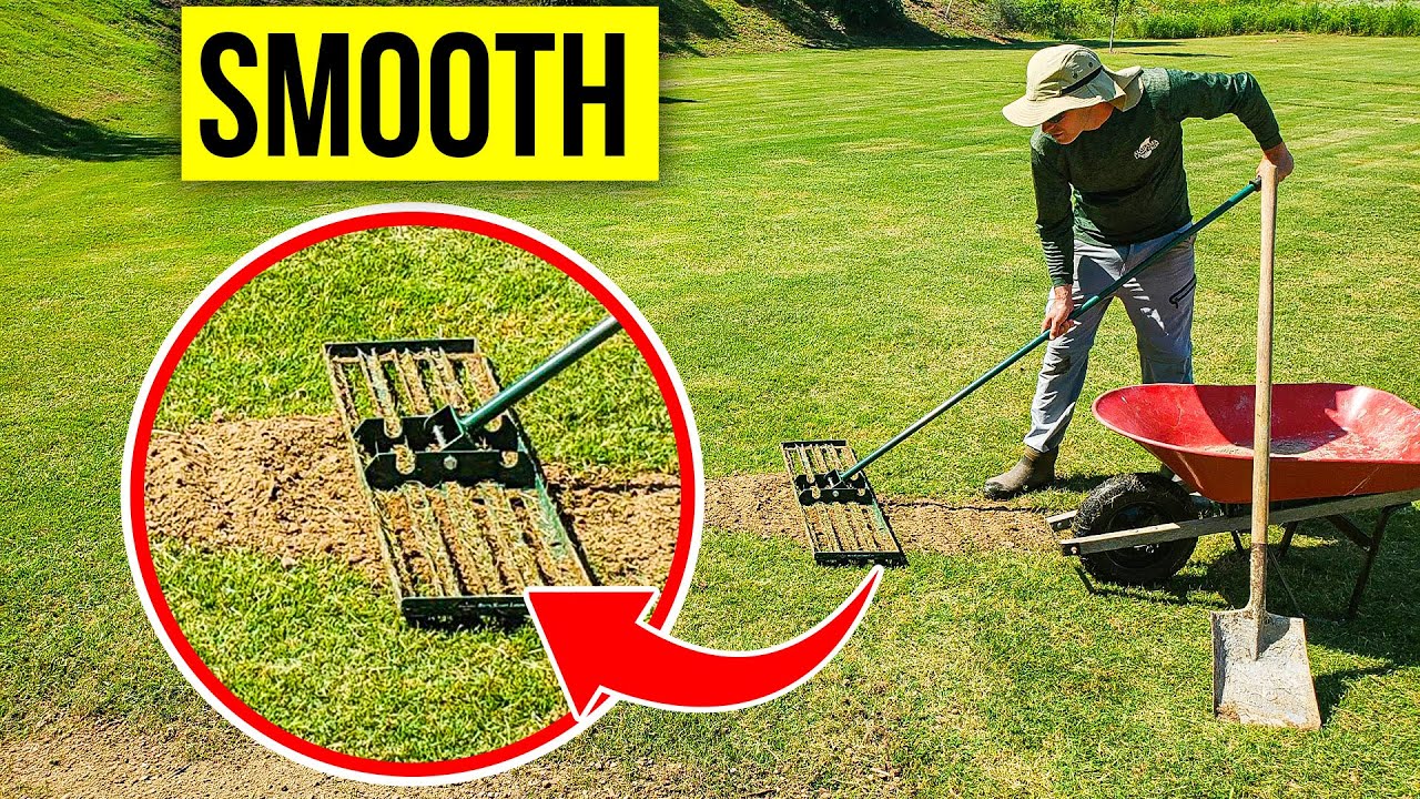 Topdressing a Lawn - When, Why and How to Level Your Lawn - YouTube