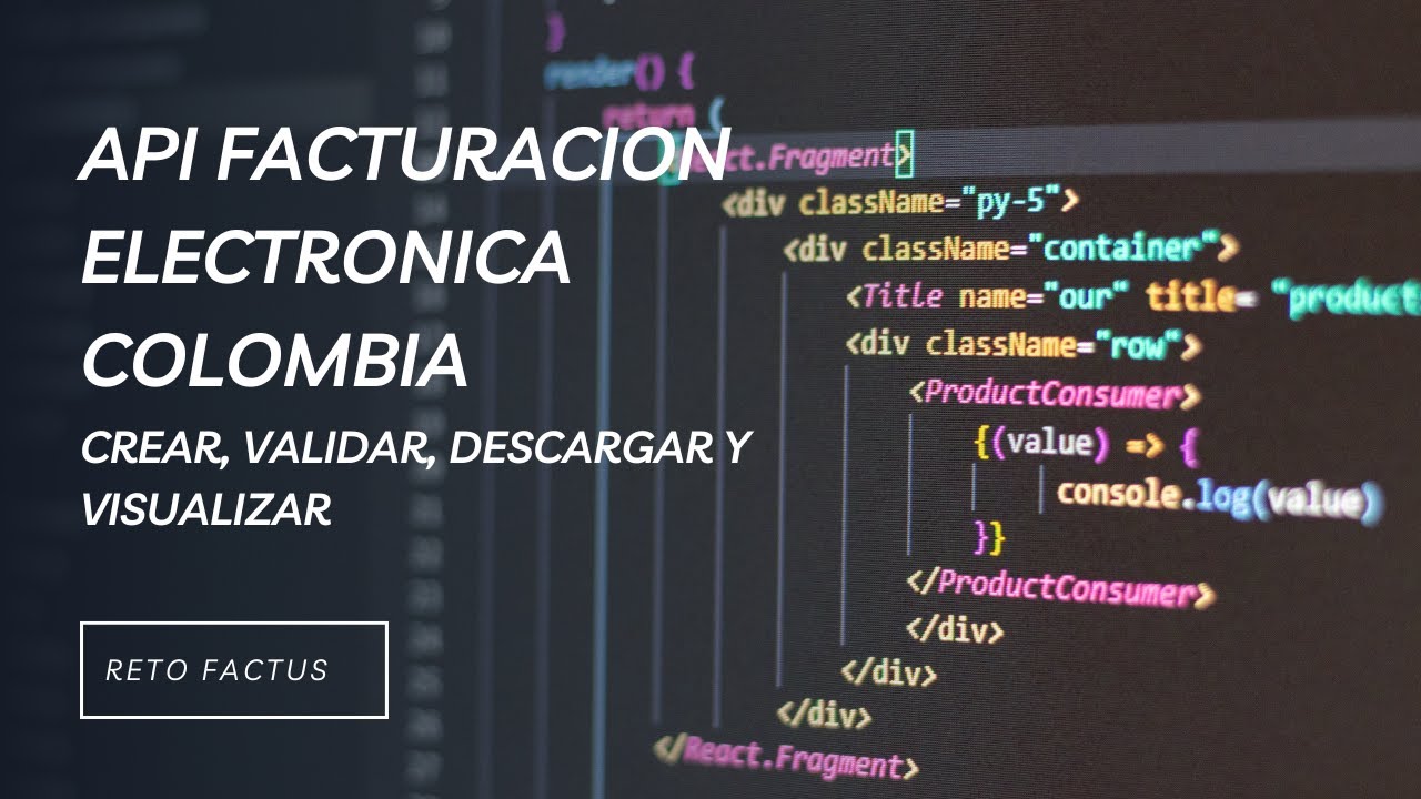 Conexion API Facturación electrónica Colombia | Factus Reto - YouTube