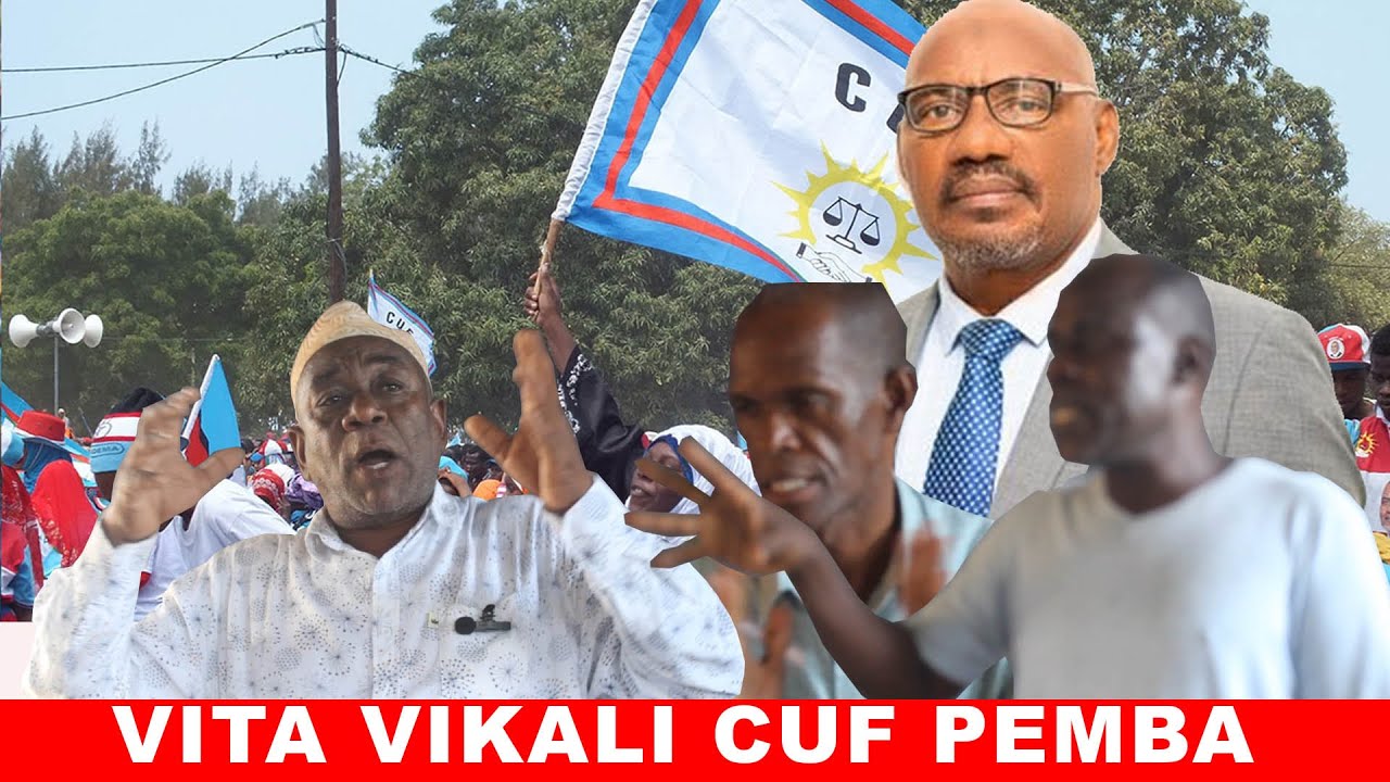KUMEKUCHA CUF PEMBA VITA VILALI NDANI YA CHAMA CUF - YouTube