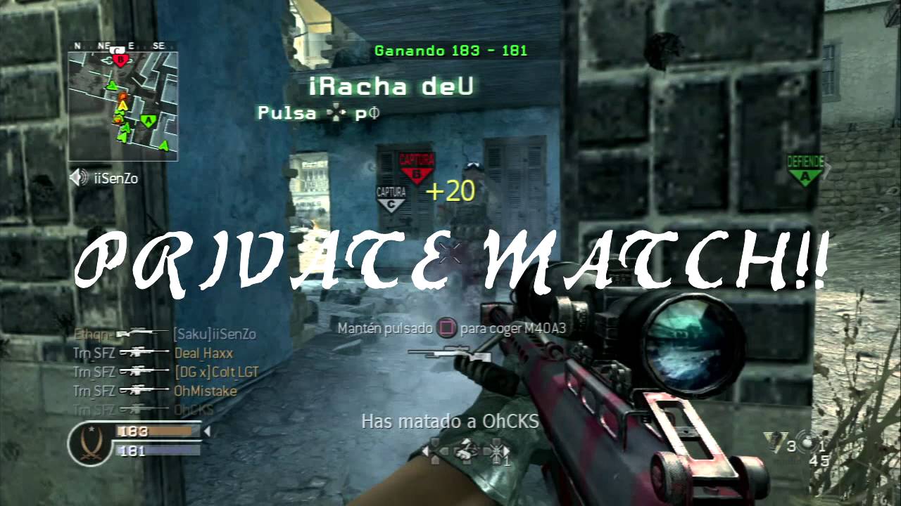 Private Match (Multi-Cod) Part 1 (720p60HD) - YouTube