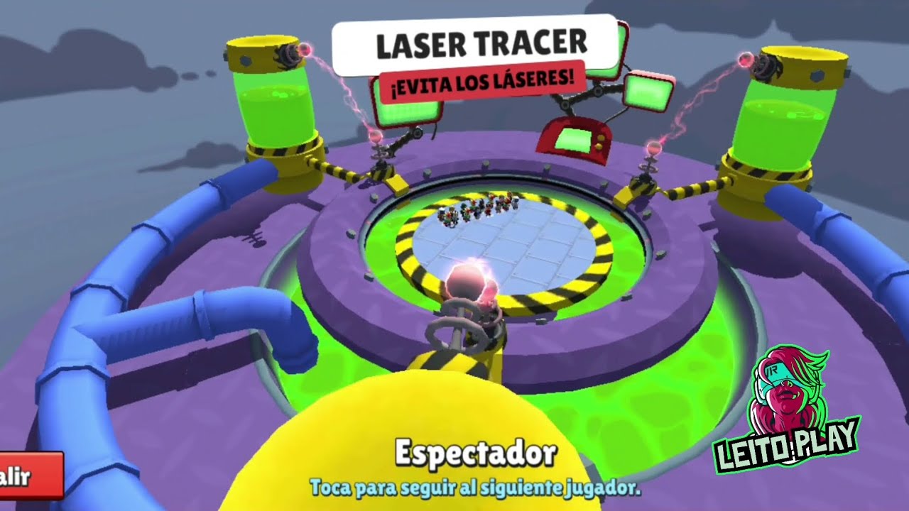 LASER TRACER- STUMBLE GUYS- LEITO PLAY - YouTube