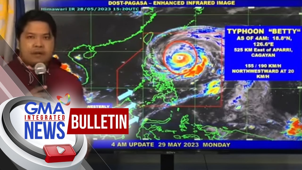 Press Briefing: Typhoon "Betty" Update Monday 5 AM May 29, 2023 - YouTube
