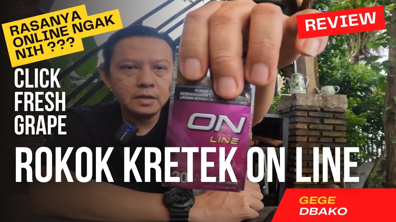 Riview Rokok Kretek On Line Click Frsh Grape - YouTube