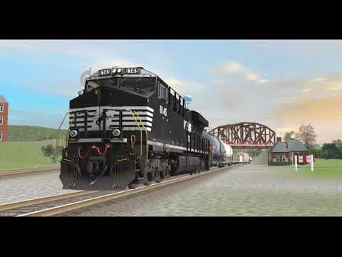 Railfanning The NS Lehigh Line All Day In Trainz 2019 - YouTube