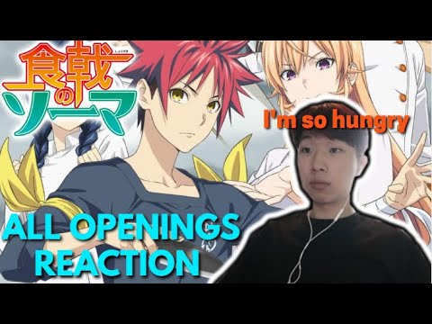 FOOD WARS OPENING 1-6 REACTION & RANKING - [BLIND] - YouTube