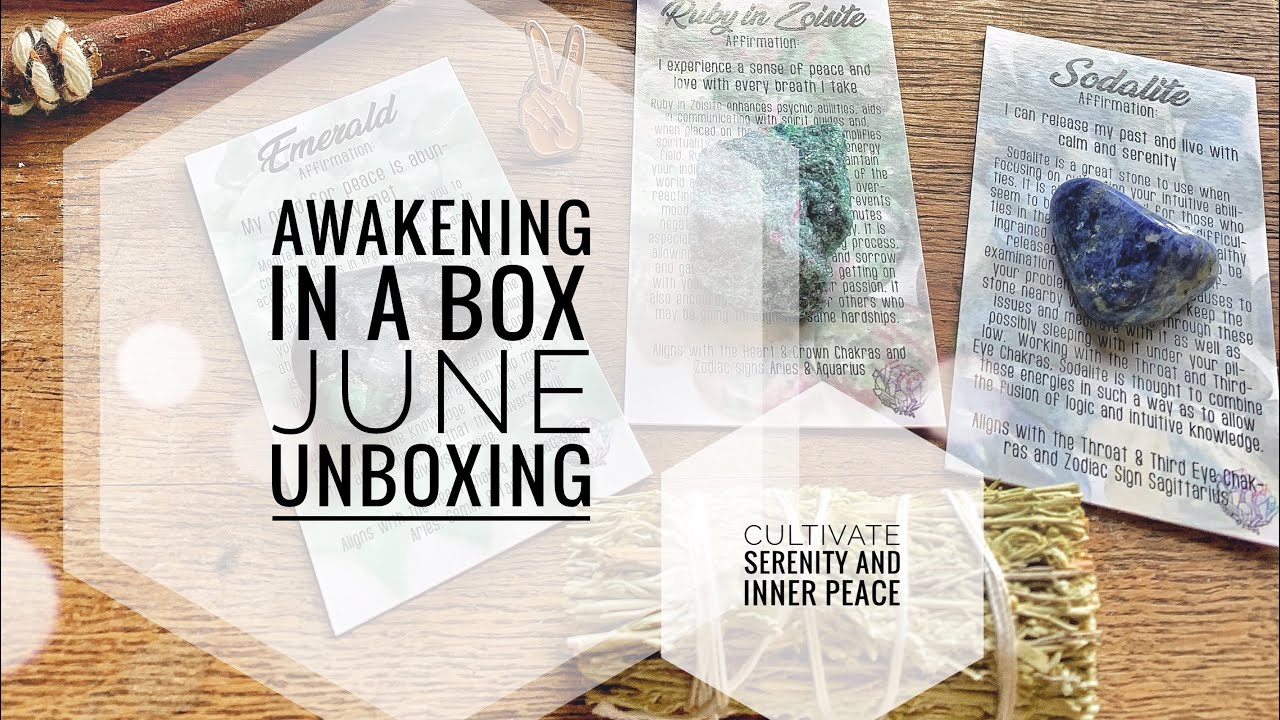 Awakening in a Box- June Unboxing - YouTube