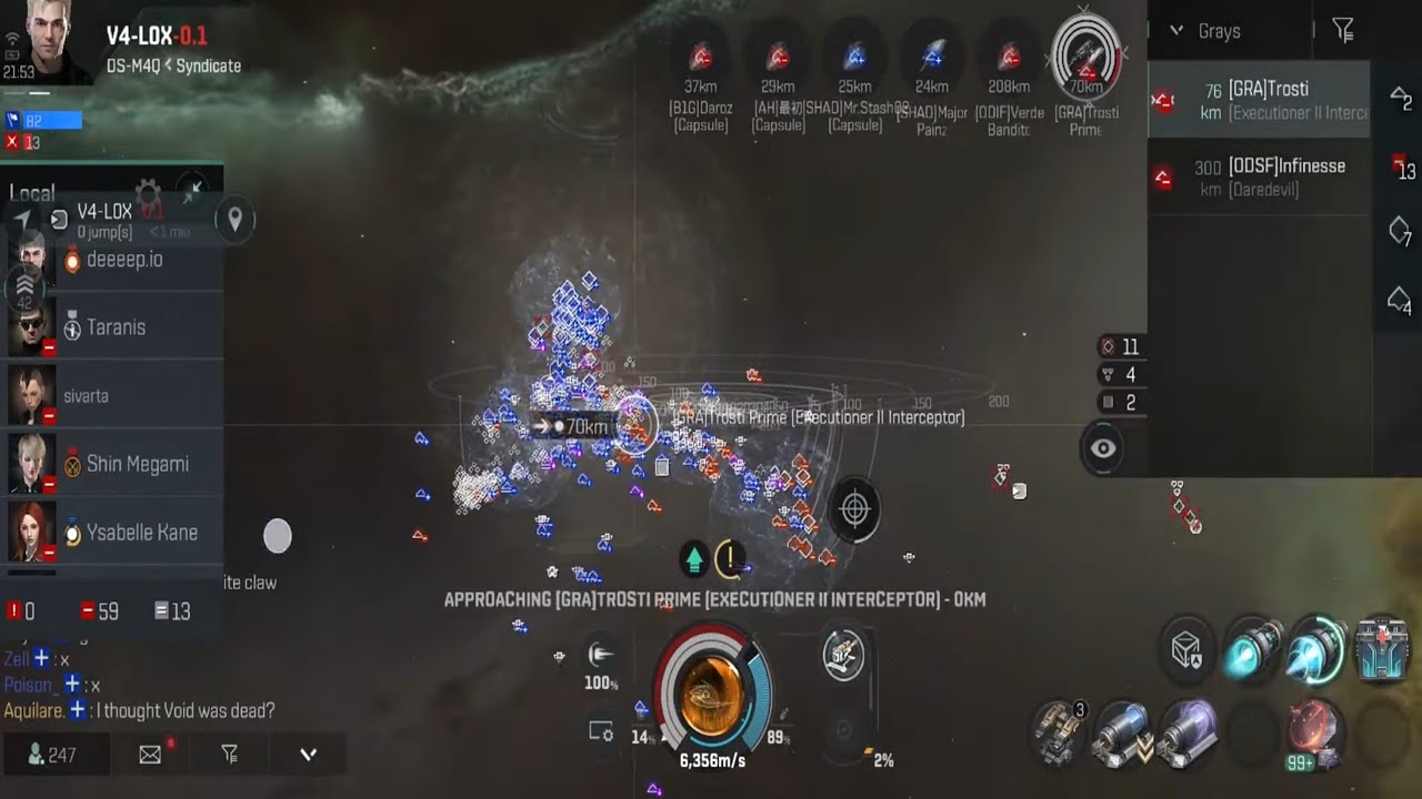 Battle of V4-L0X - Eve Echoes Dramiel PvP - YouTube