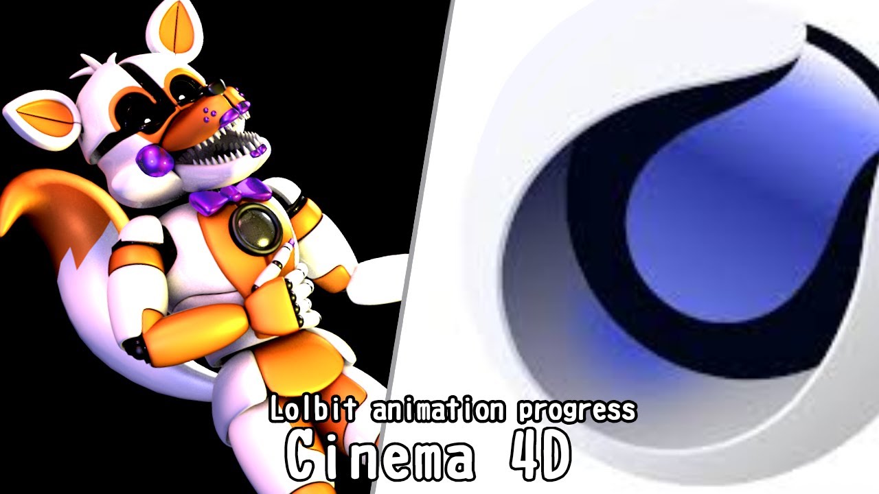 Lolbit animation process - Fnaf - C4D - PART 1 - YouTube
