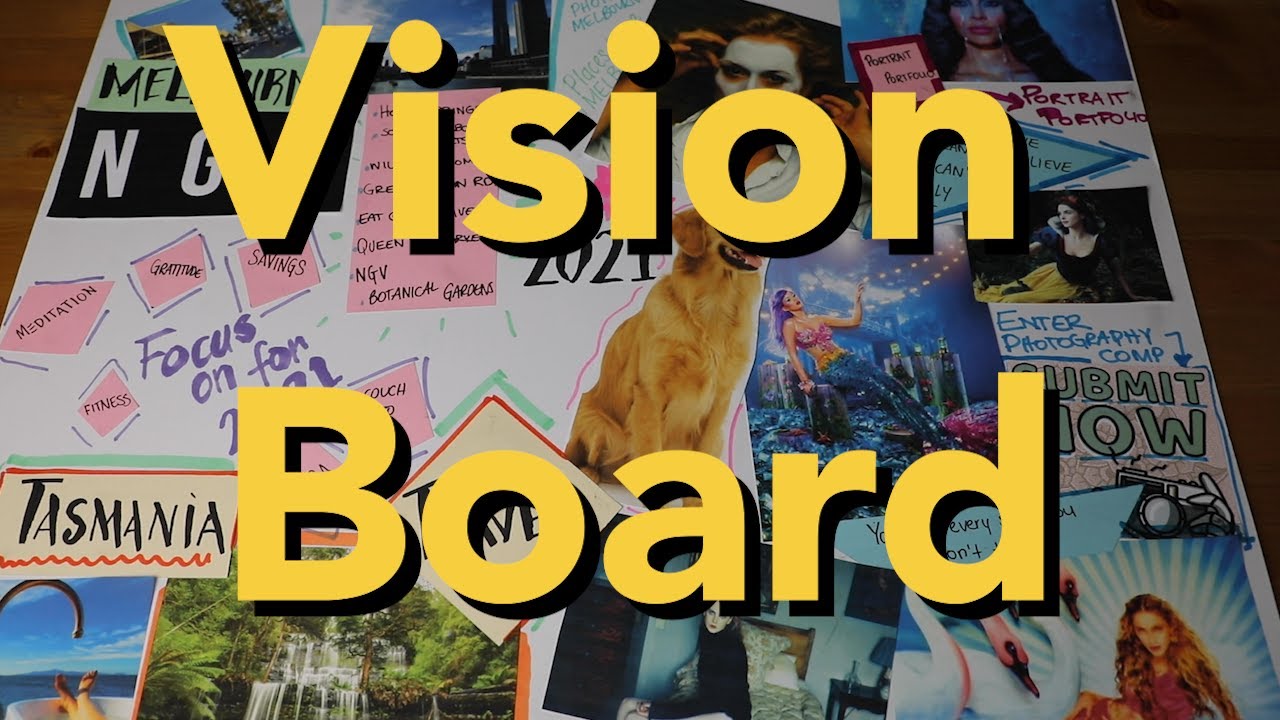 ORGANISATION SERIES: Vision Board - YouTube