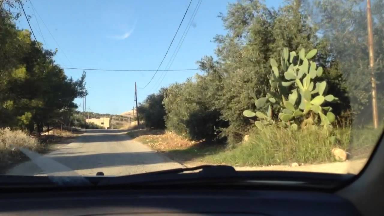 travelling the back roads of the hills of jordan countryside.part1 ...