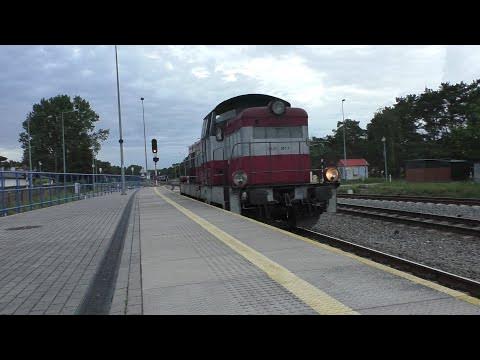 SM42-349 STONKA 6D MANEWRY POCIĄGI W HELU POCIĄGI NA PÓŁWYSPIE HELSKIM HEL POLREGIO HEL BOHUN ...