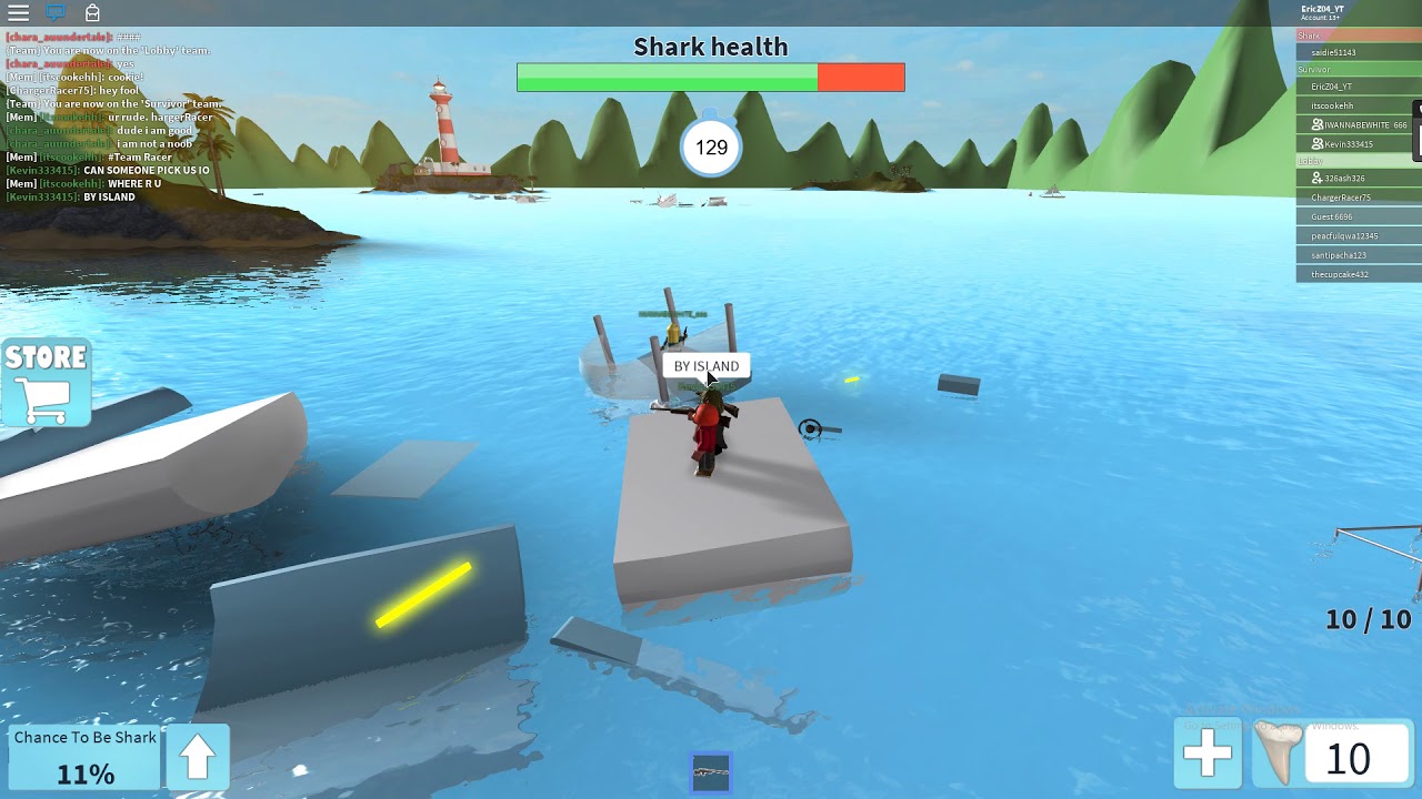 HOW TO SURVIVE JAWS IN ROBLOX #1 - YouTube