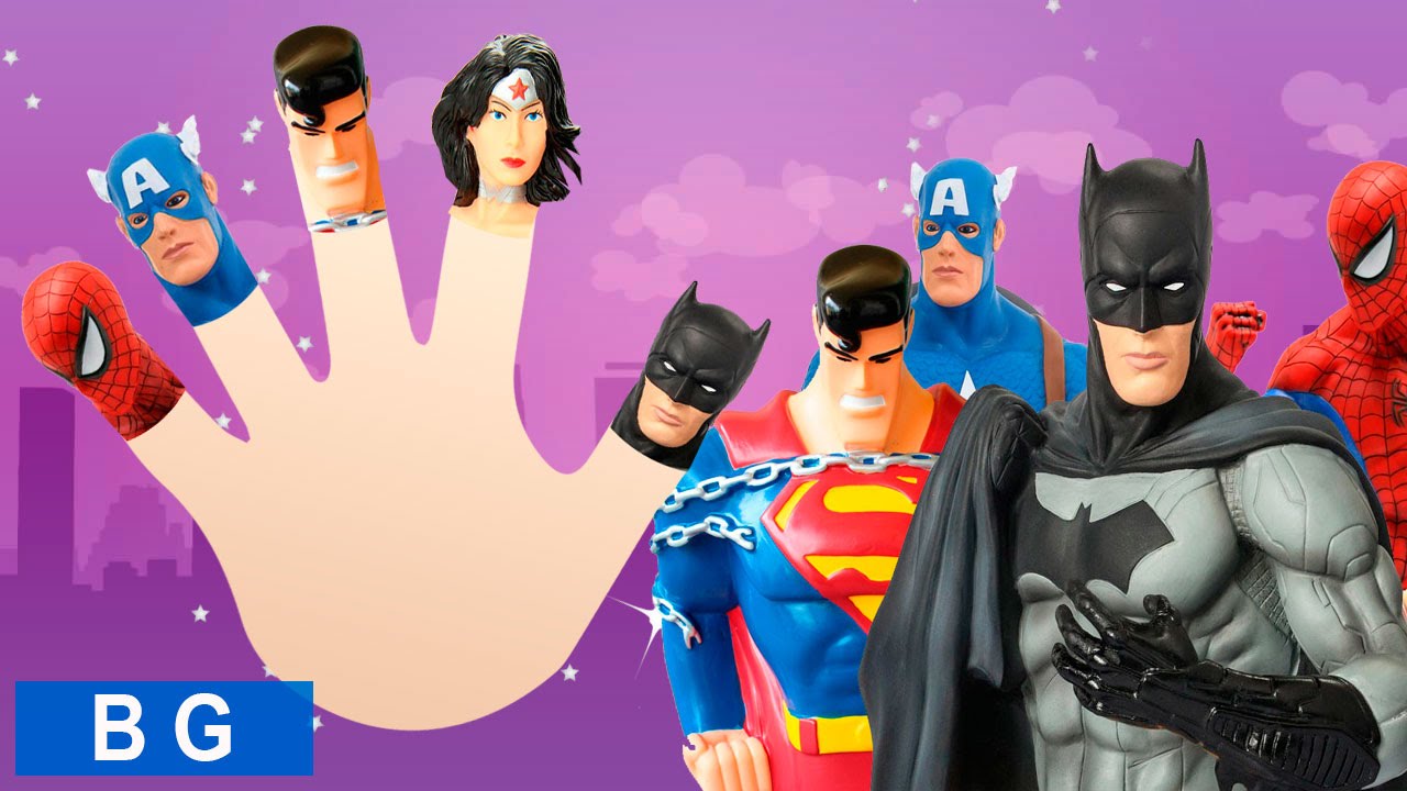 Avengers Captain America Hulk Iron Man - Superhero Finger Family - YouTube