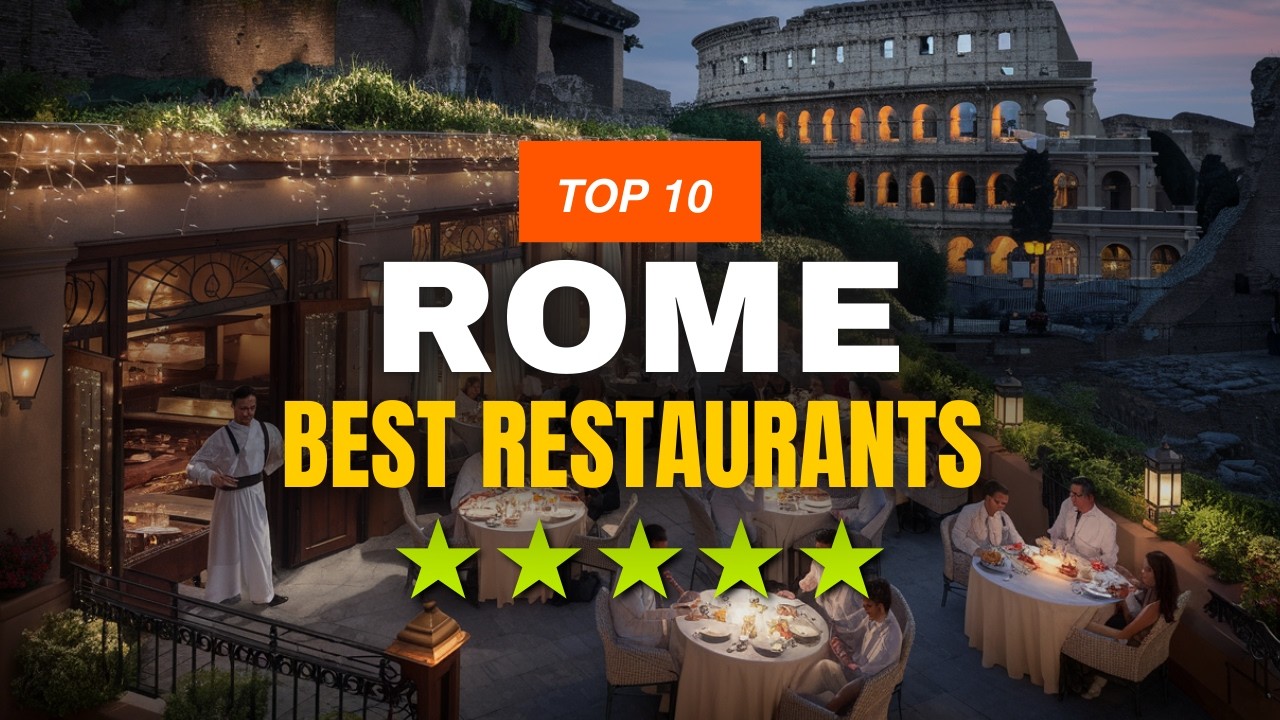Top 10 Best Restaurants in Rome - YouTube