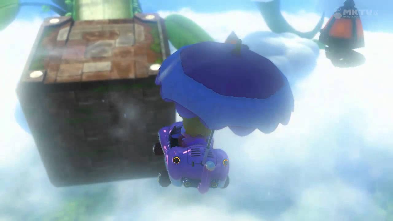 Wii U - Mario Kart 8 - Cloudtop Cruise - YouTube