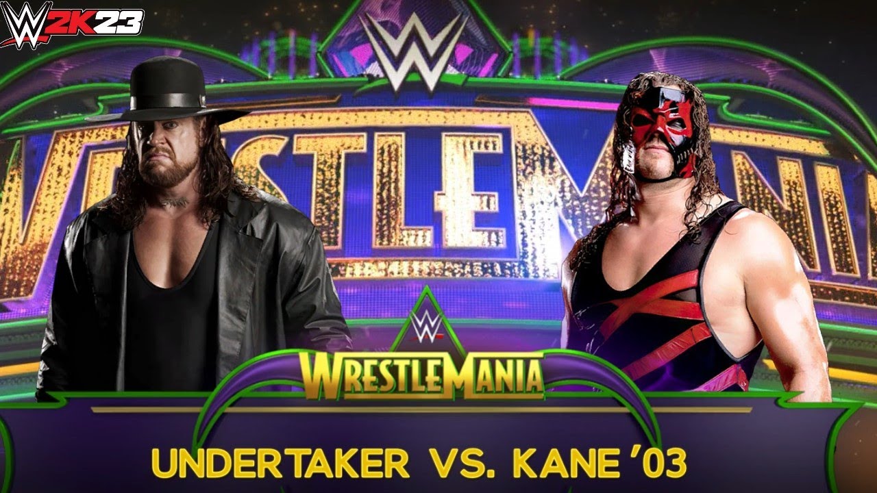 Full Match - Undertaker vs. Kane '03: WrestleMania|WWE 2K23 - YouTube