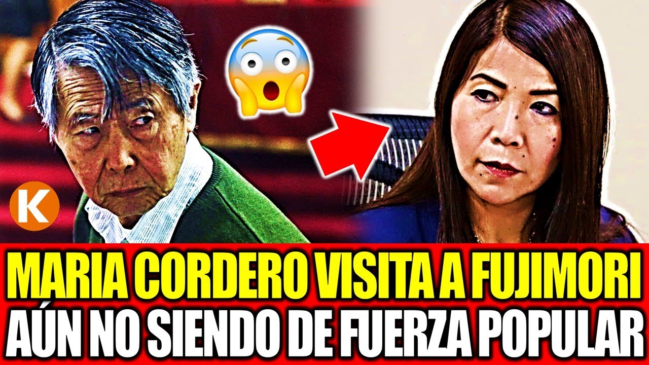 MARÍA CORDERO SIGUE VISITANDO A ALBERTO FUJIMORI EN BARBADILLO PESE A ...