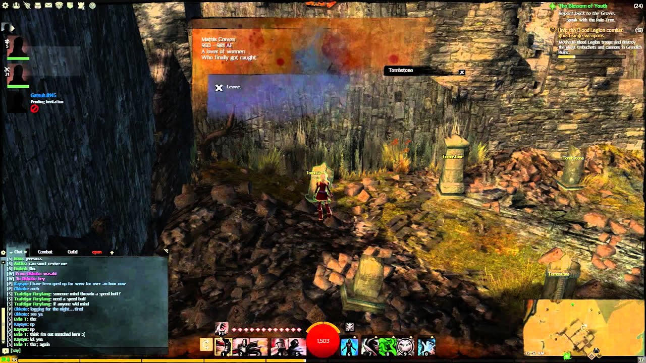 Guild Wars 2 Funny Tombstones - YouTube