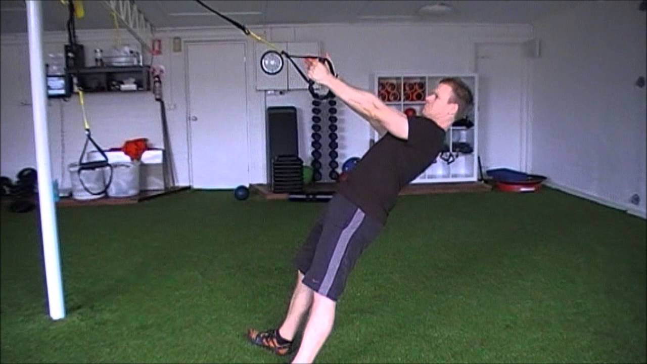TRX Single Arm Row - YouTube