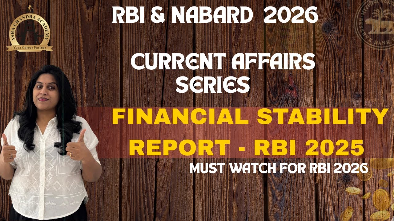 RBI Financial Stability Report Dec 2025 | RBI Grade B I SBI IBPS 2026 ...