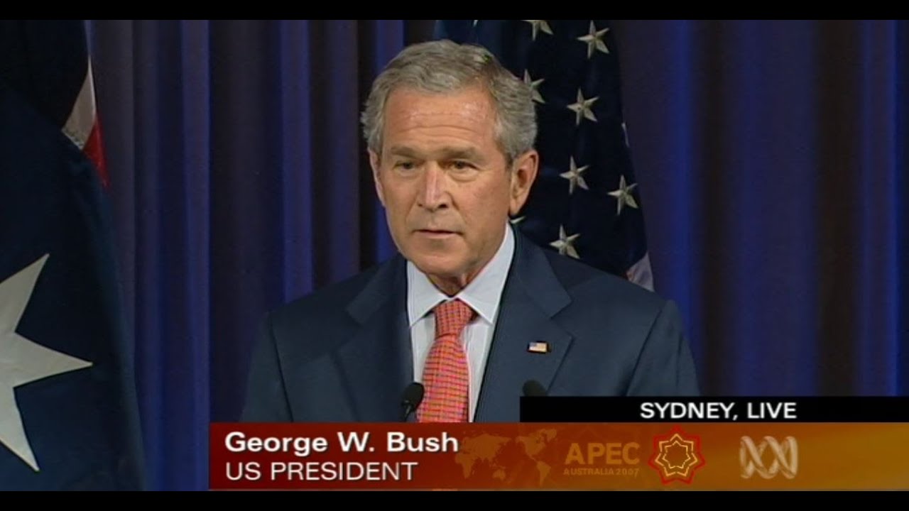 APEC AUSTRALIA 2007 GEORGE W. BUSH - YouTube