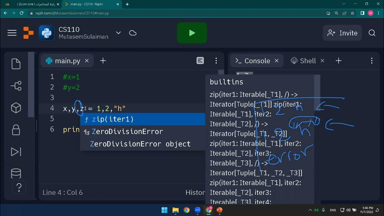 CS-110 lecture 6 (Chapter 2 Part 2) 7/11/2022 - YouTube