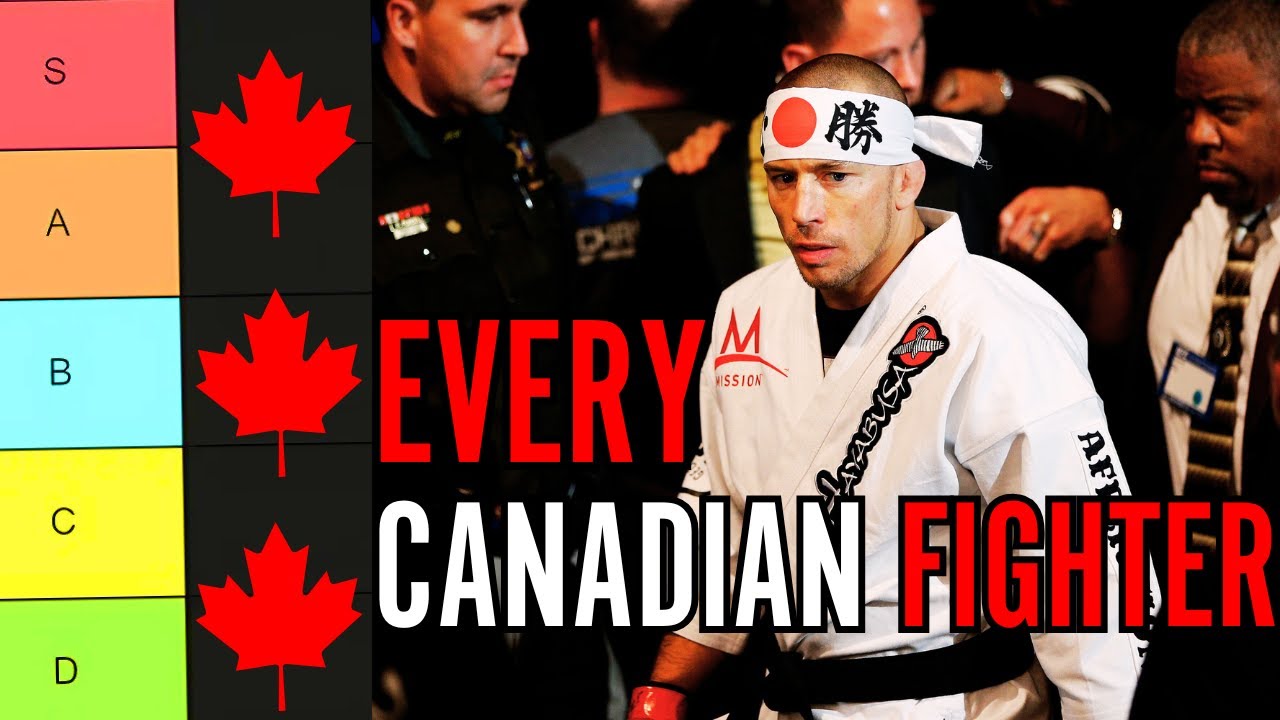 Every Canadian UFC Fighter RANKED! UFC Tier List - YouTube