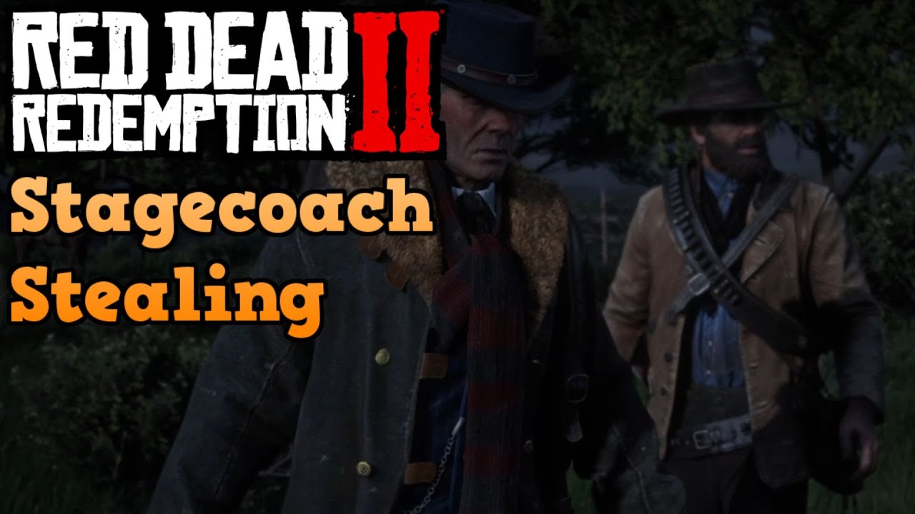 Stagecoach Stealing - Let's Replay RDR2 on the PS4 - YouTube