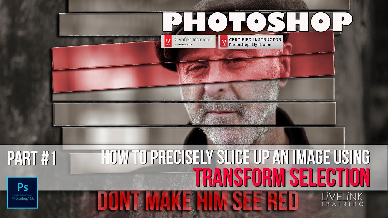 Splitting image Part #1: Photoshop - YouTube