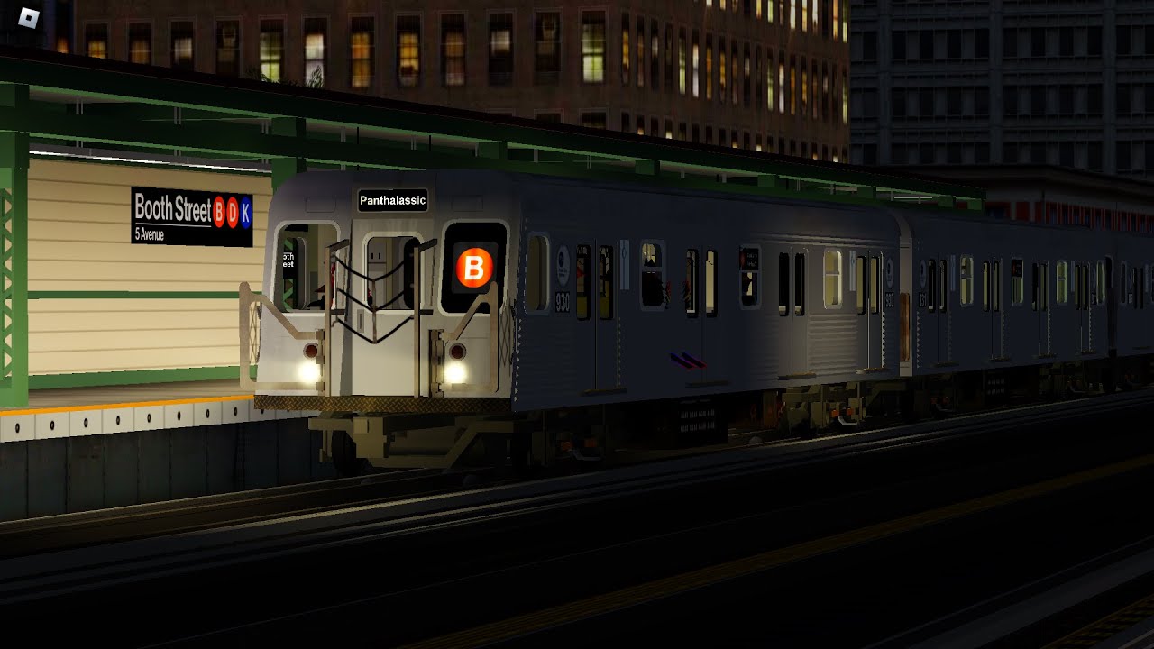PTA Subway, Westpotat bound PLT-1S B train at Booth Street - YouTube