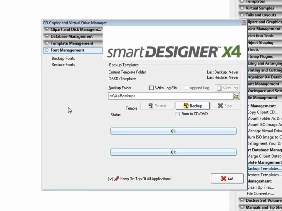 Smart Designer X4: Backing Up & Restoring - YouTube