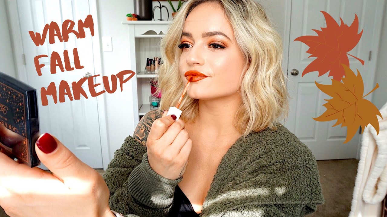 WARM Fall Makeup Look | Simple & Daytime Friendly - YouTube