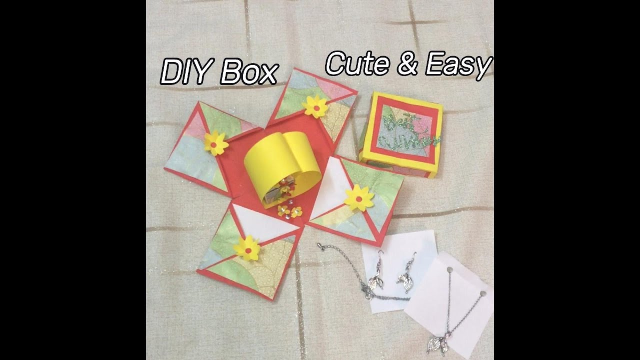 DIY Box Cute & Simple | DIY Box For Your BestFriend - YouTube