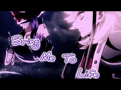 Shinobu/ Doma [AMV] Bring me to life #evanescence  #demonslayer #music 