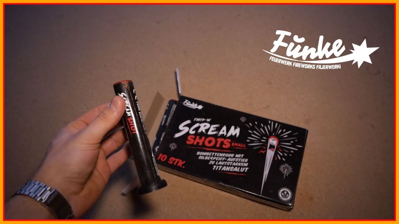 Funke Scream Shots small 💥 | GreatFireworks - YouTube