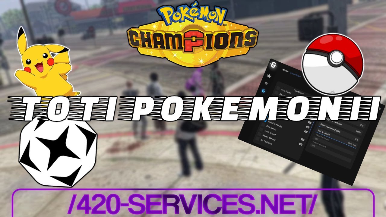 FiveM Hacking | Toți Pokemonii - 420 Service & Susano Software - YouTube