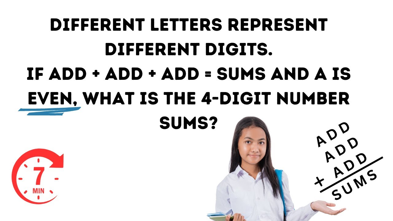 Math Olympiads Middle School - Digit Puzzle #matholympiad #math # ...