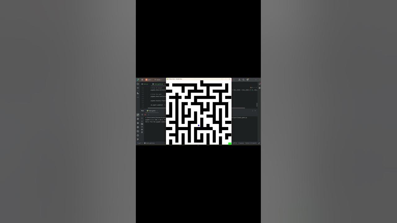 Simple AI Maze 🤩🤩 | Try it out #coding #python #codingbat - YouTube