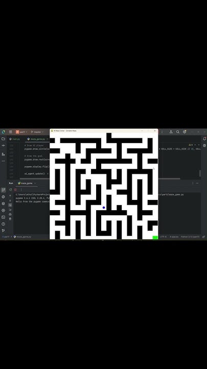 Simple AI Maze 🤩🤩 | Try it out #coding #python #codingbat - YouTube