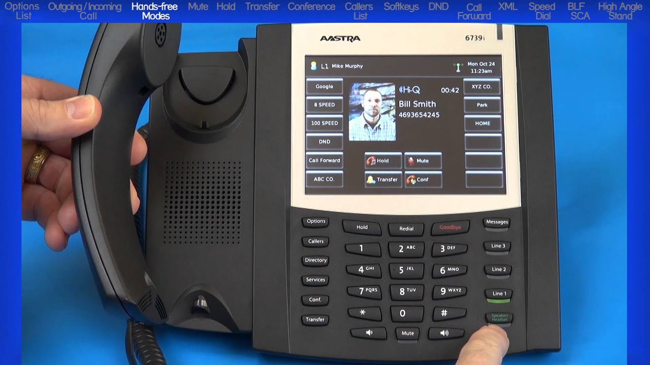 Mitel® 6739i Tutorial - End User Training and Features - YouTube