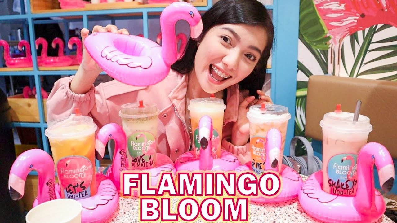 Flamingo Bloom Milk Tea Taste Test! Pasado ba? - YouTube