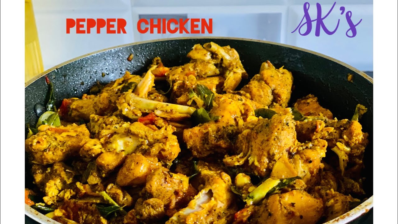 Pepper chicken with a Twist in Taste | A Must Try Quick Recipe - YouTube
