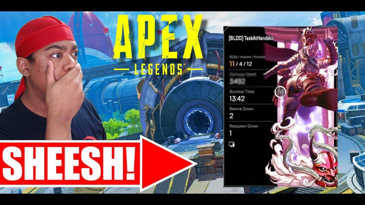 ONE OF MY HIGHEST DAMAGE GAMES IN SEASON 9 (Apex legends) - YouTube