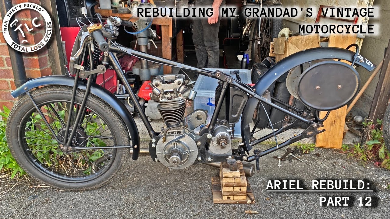 Rebuilding my Grandad's Vintage Motorcycle! The Ariel rebuild Part ...