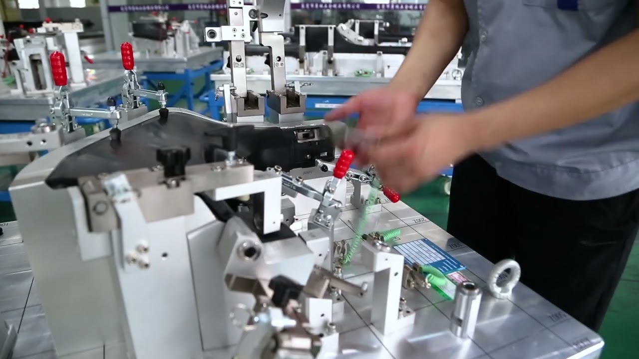 Plastic Checking Fixture Operation Video - YouTube