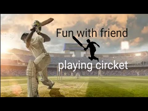 Fun with friends #playing circket🏏🏏 //Rayyan Asif // - YouTube