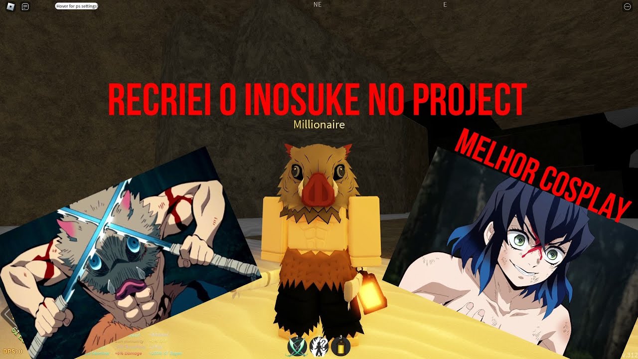 RECRIEI O INOSUKE NO PROJECT SLAYERS UPDATE 1.5 - YouTube