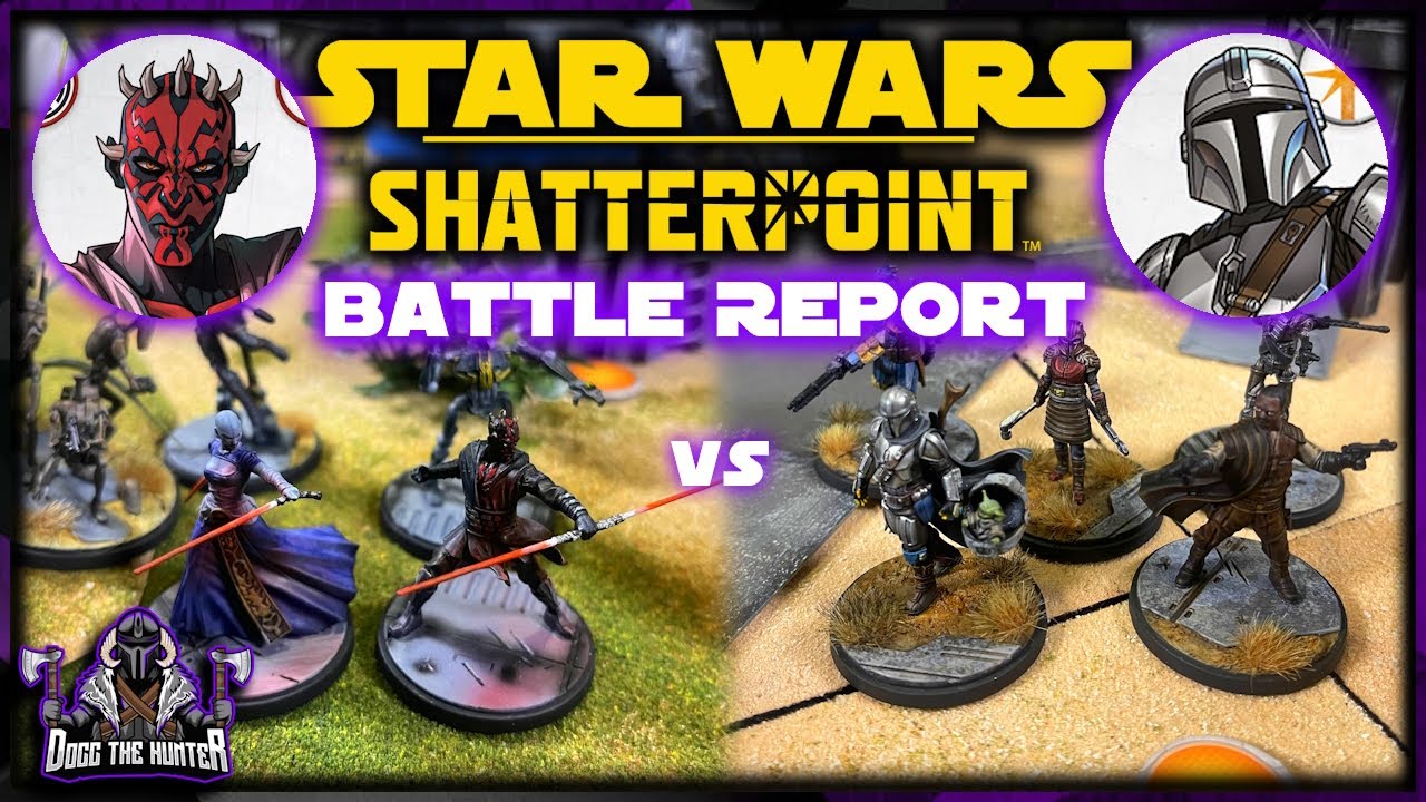 Sabotage Showdown!! MANDO VS MAUL - STAR WARS SHATTERPOINT Battle ...