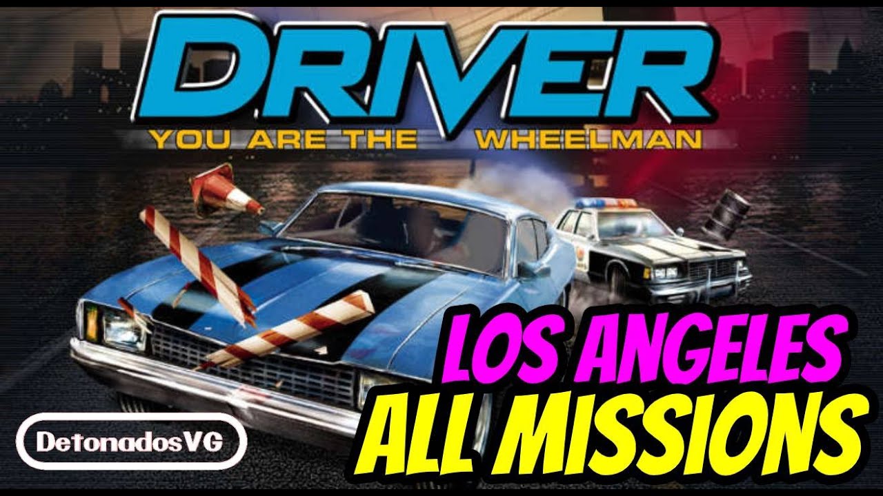 Driver (PS1) Walkthrough - 03 - LOS ANGELES ALL MISSIONS - YouTube