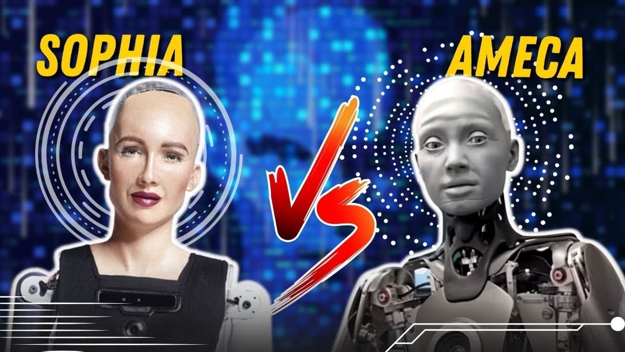 Difference between Ameca robot and Sophia Robot - YouTube